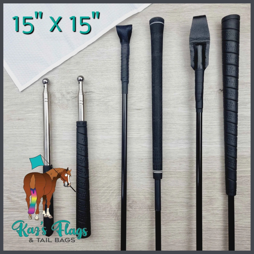 Horsemanship 15-inch HD Flag & Pole Combo Range – Kaz's Flags and Tail Bags